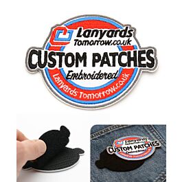Personalised Embroidered Patches with Hook and Loop