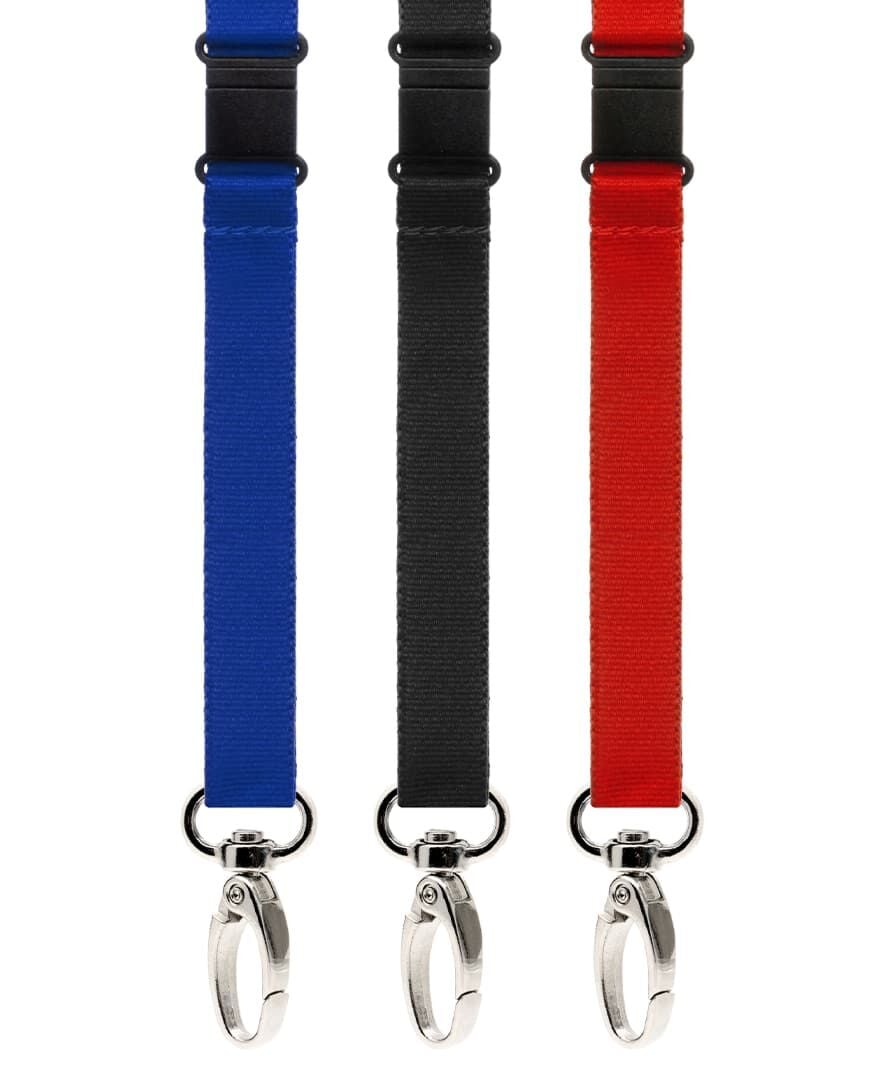 Plain 15mm Eco Lanyards | Metal Clip Breakaway ID Lanyards UK
