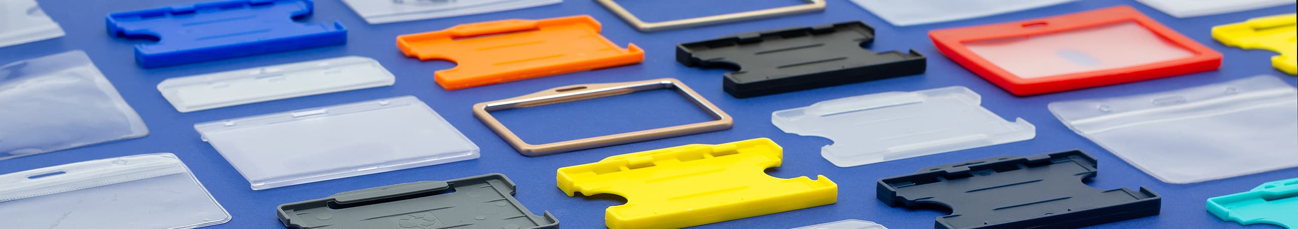 Horizontal ID Card Holders | UK STOCK | Landscape Badge Holder Pouches